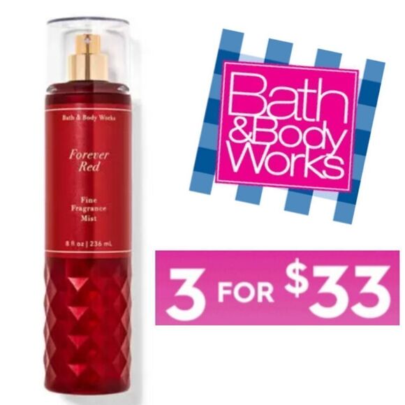 Bath & Body Works | Bath & Body | Bath Body Worksforever Red | Poshmark